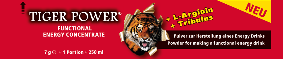 Tiger Power Functional Energy Products - Get your bite back!